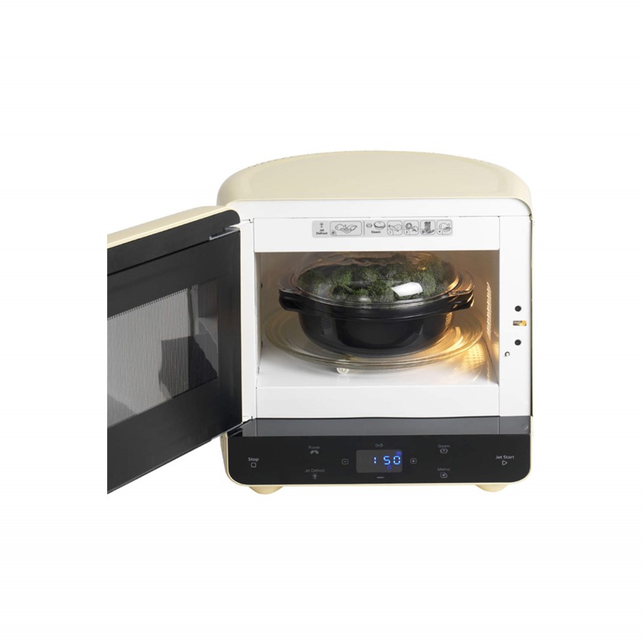 Whirlpool MAX35CRG Max 35 Microwave With Steam Function Cream ...