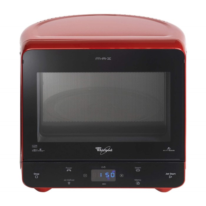 Whirlpool MAX35RD Max 35 Microwave With Steam Function Red | Appliances ...
