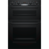 Bosch Serie 4 Electric Built In Double Oven - Black MBS533BB0B ...