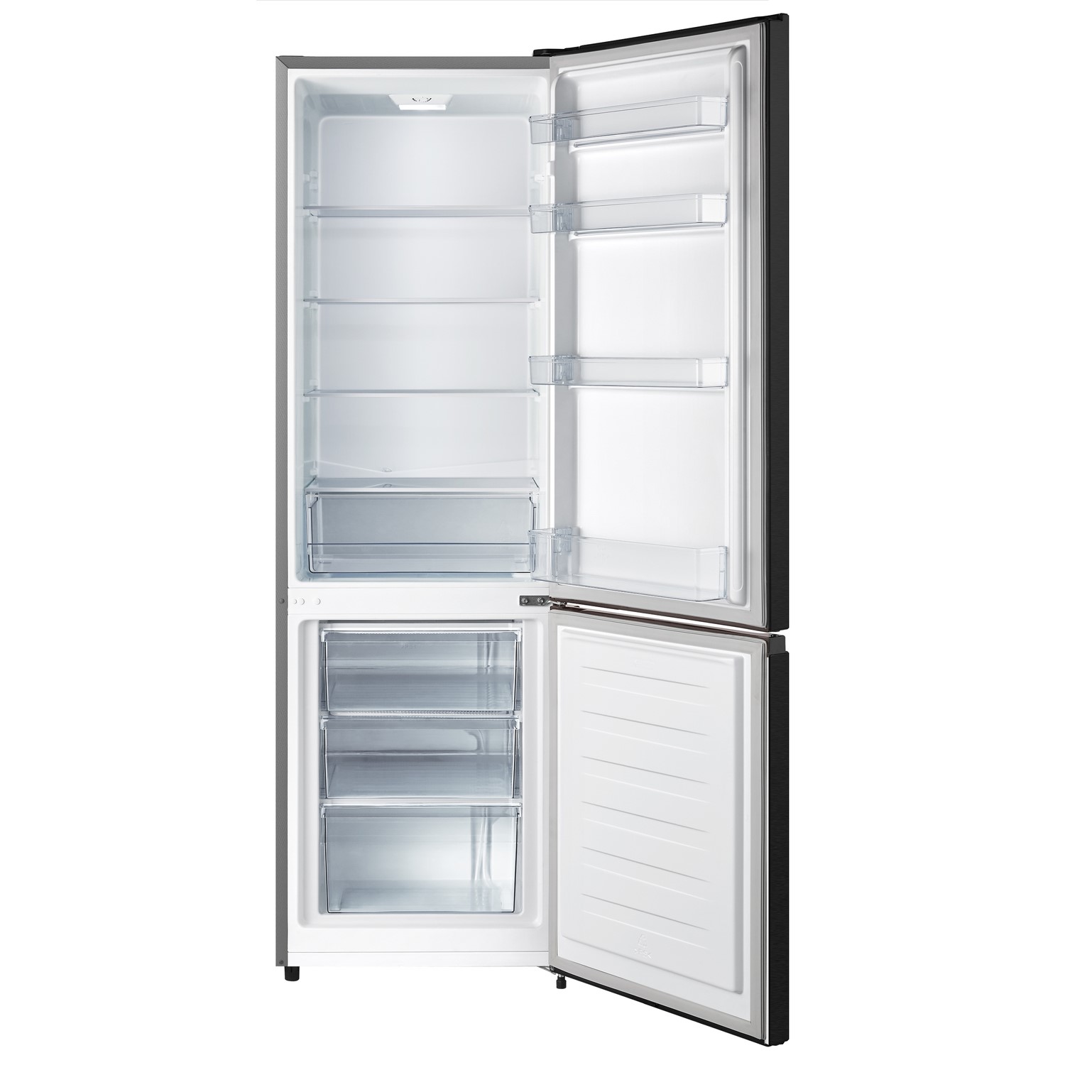 Fridgemaster 269 Litre 70/30 Freestanding Fridge Freezer - Black ...