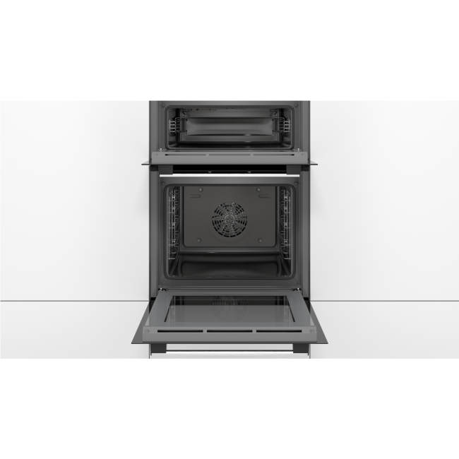 Bosch Series 2 Built In Electric Double Oven Stainless Steel MHA133BR0B Appliances Direct