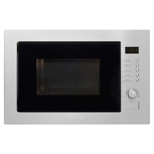 Candy MIC25GDFX 25L 900W Built-in Microwave With Grill - Stainless ...
