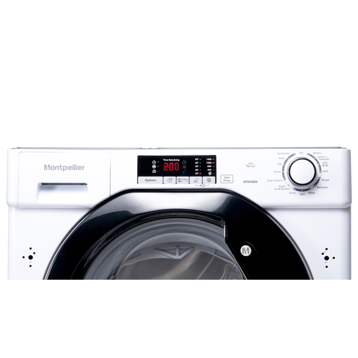 Montpellier 8kg 1400rpm Integrated Washing Machine MIWM84-1 ...