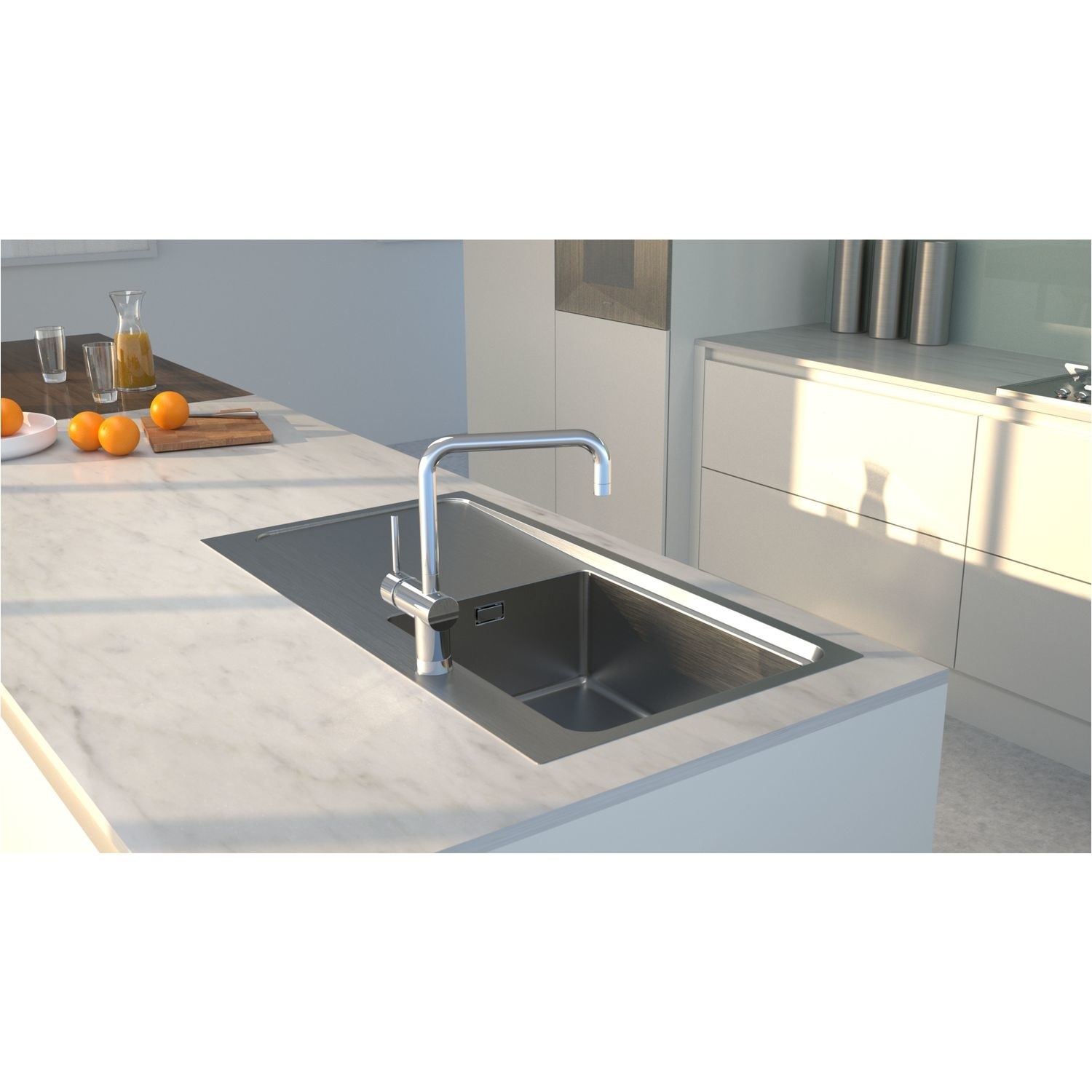 Astracast MT10XBHOMESKR Stainless Steel 1 Bowl Right Hand Sink ...