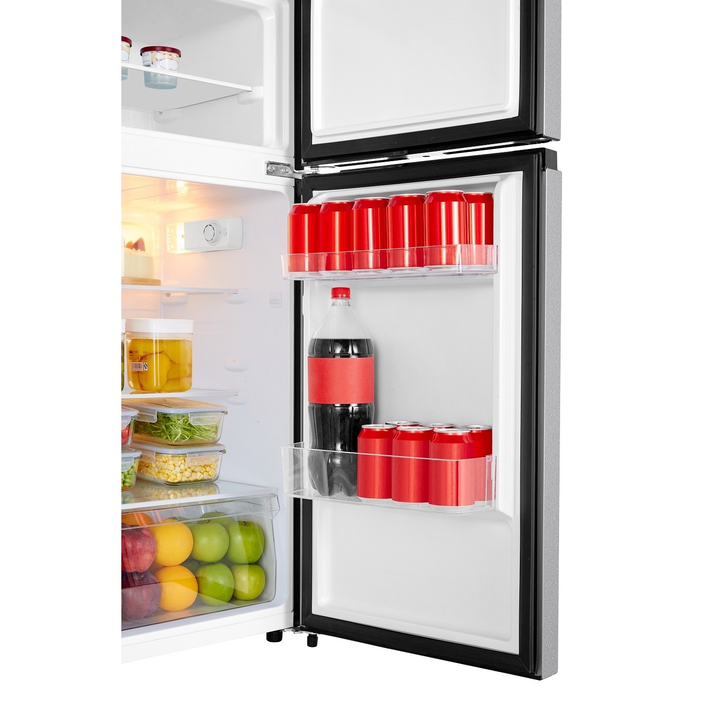 Fridgemaster 124 Litre 80/20 Top Mount Freestanding Fridge Freezer ...