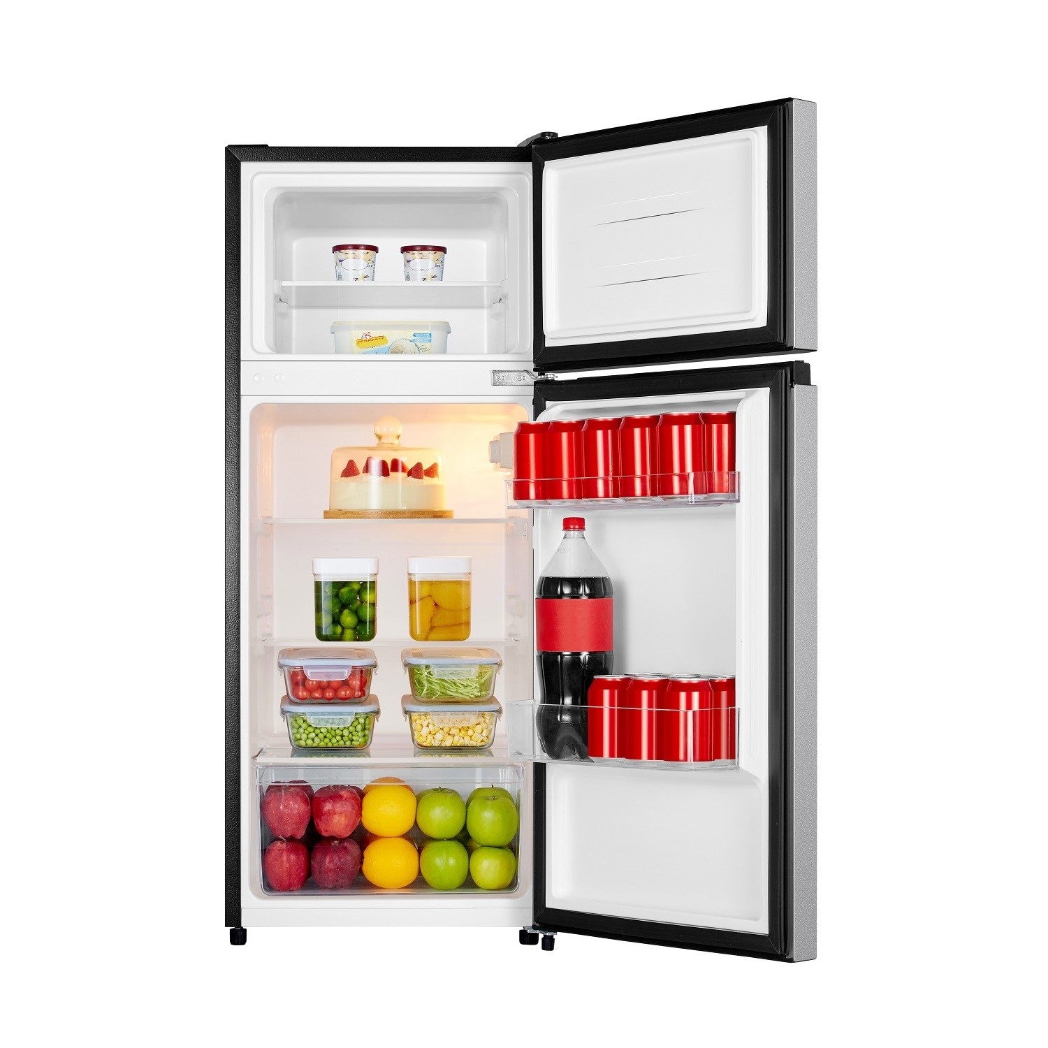 Fridgemaster 124 Litre 80/20 Top Mount Freestanding Fridge Freezer ...