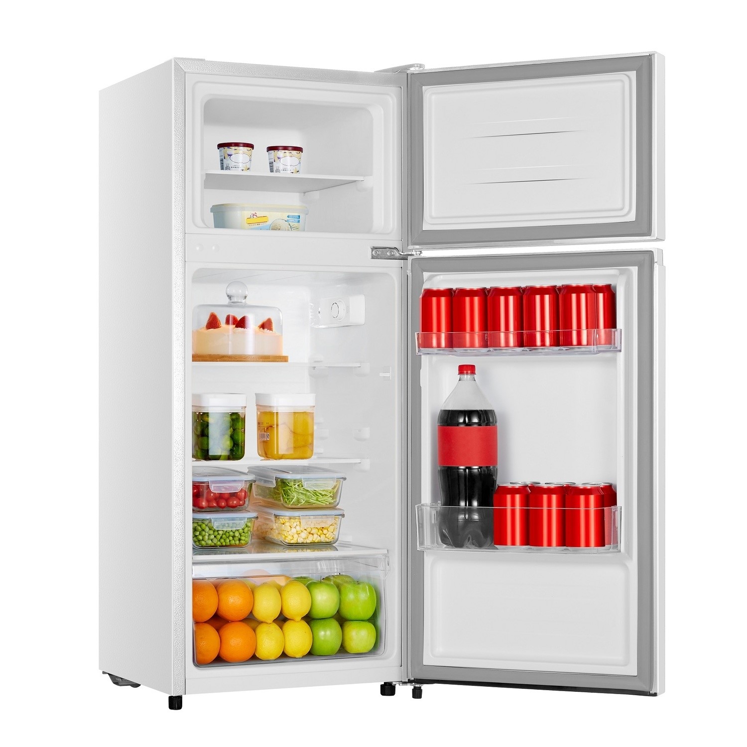 Fridgemaster 124 Litre 80/20 Top Mount Freestanding Fridge Freezer ...