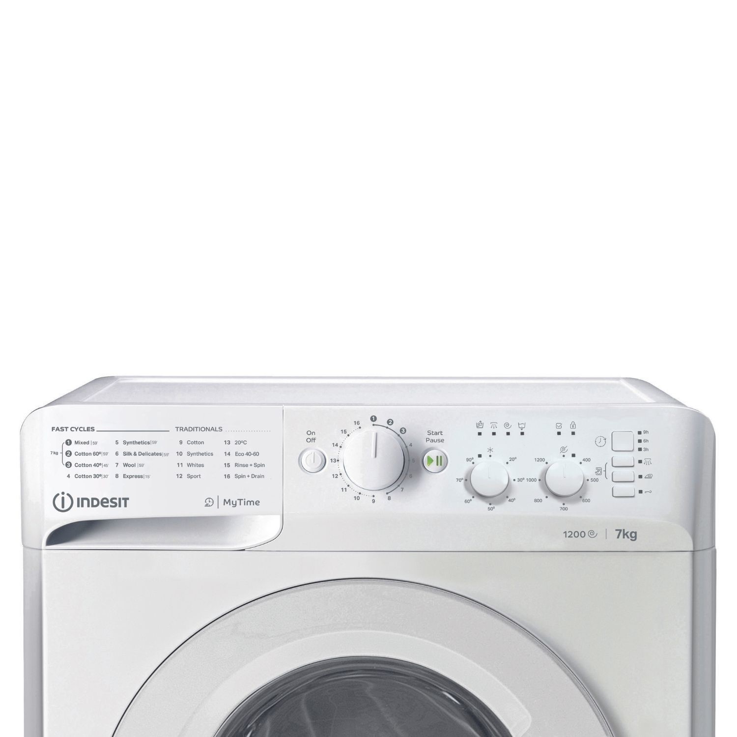 Indesit MyTime 7kg 1200rpm Washing Machine - White MTWC71252WUK ...