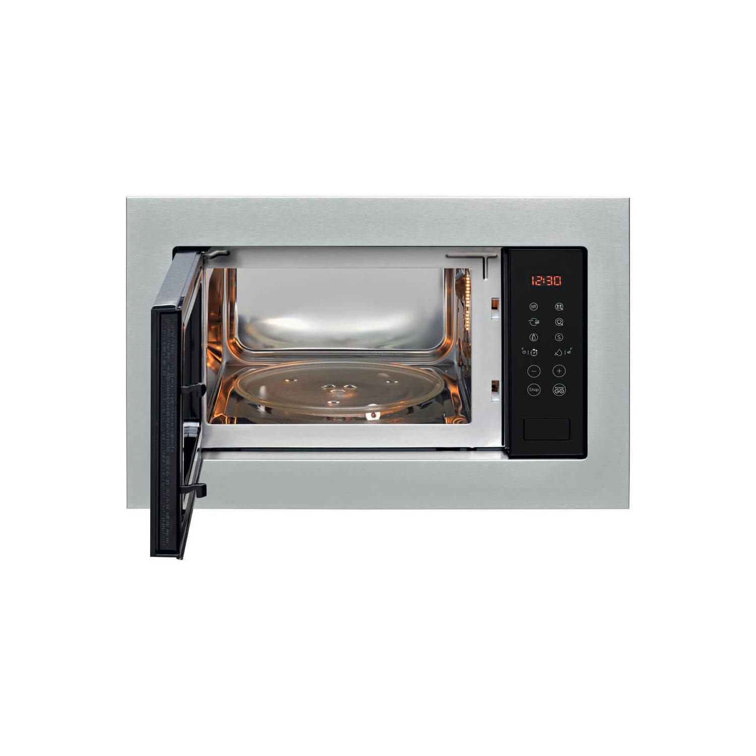 Indesit Built-In Microwave with Grill - Stainless Steel MWI125GX ...