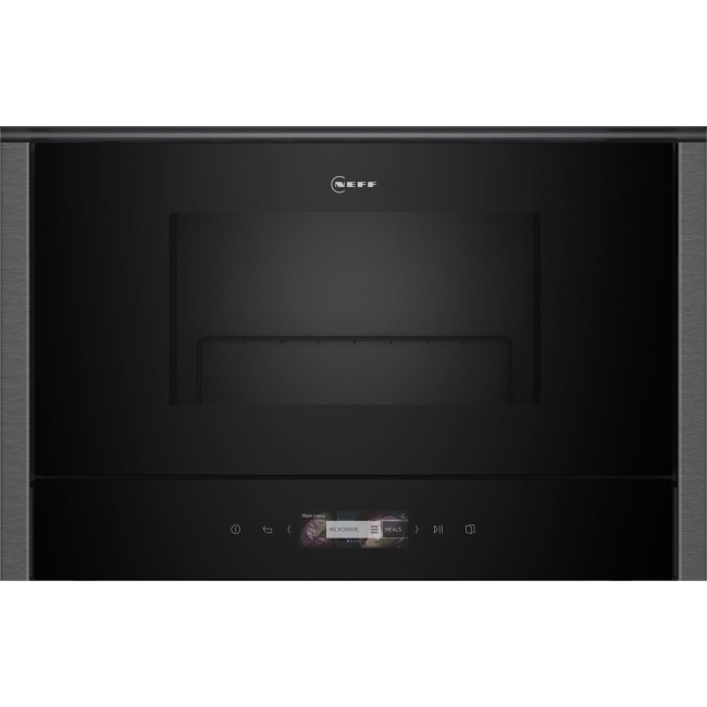 Neff N70 Built-In Microwave with Grill - Black NR4GR31G1B | Appliances ...