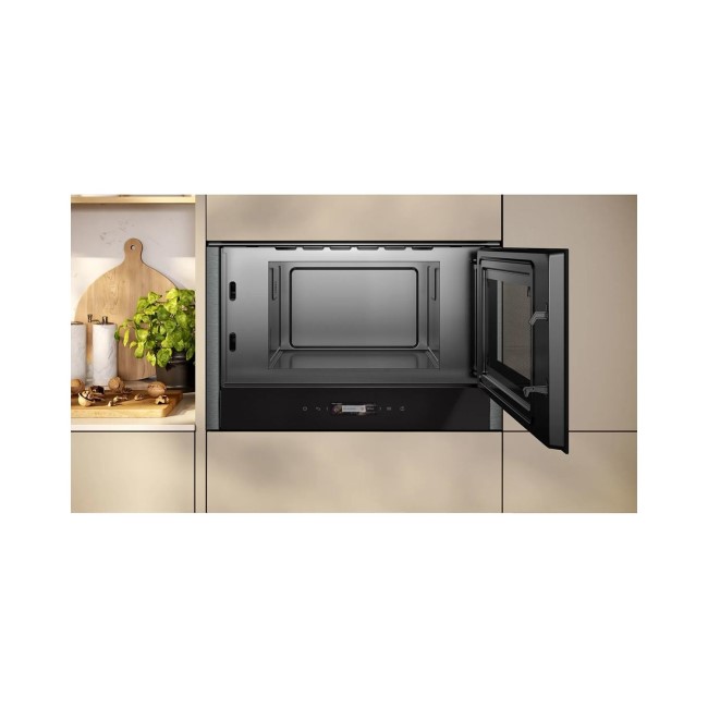 Neff N70 Built-In Microwave with Right Hand Hinged Door - Graphite Grey ...