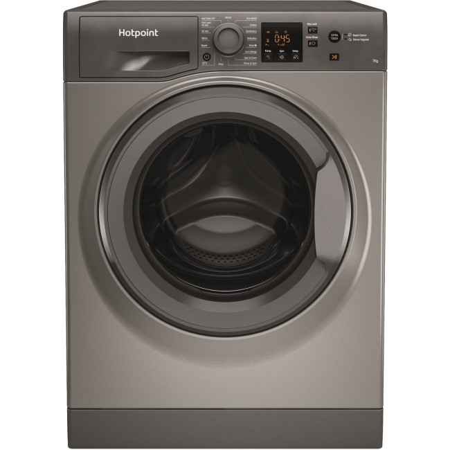 Hotpoint Anti-stain 7kg 1400rpm Washing Machine - Graphite ...