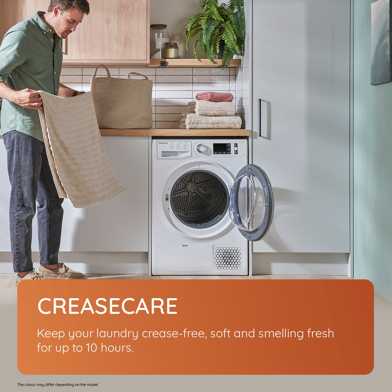 Hotpoint ActiveCare 9kg Heat Pump Tumble Dryer - White NTM119X3EUK | Appliances Direct