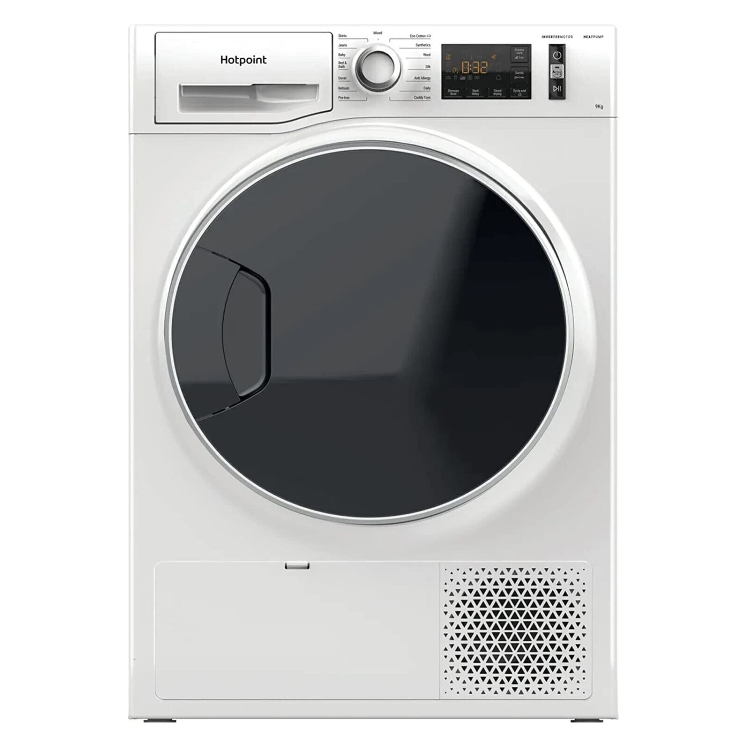 Hotpoint 9kg Freestanding Heat Pump Tumble Dryer - White NTM119X3EUK | Appliances Direct