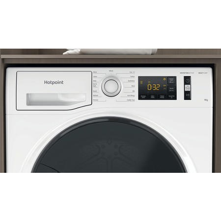 Hotpoint ActiveCare 9kg Heat Pump Tumble Dryer - White NTM119X3EUK | Appliances Direct