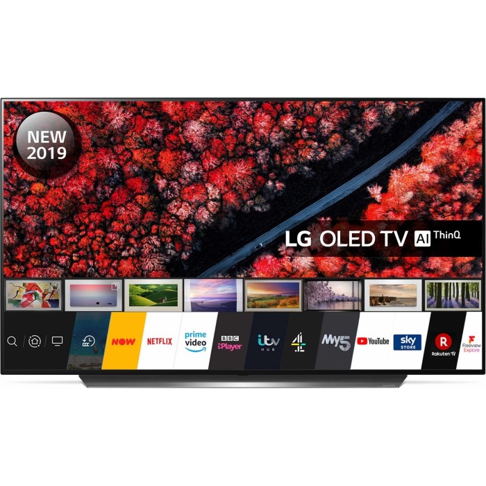 LG OLED55C9 55" 4K Ultra HD Smart HDR OLED TV with 2nd Gen a9 Processor ...