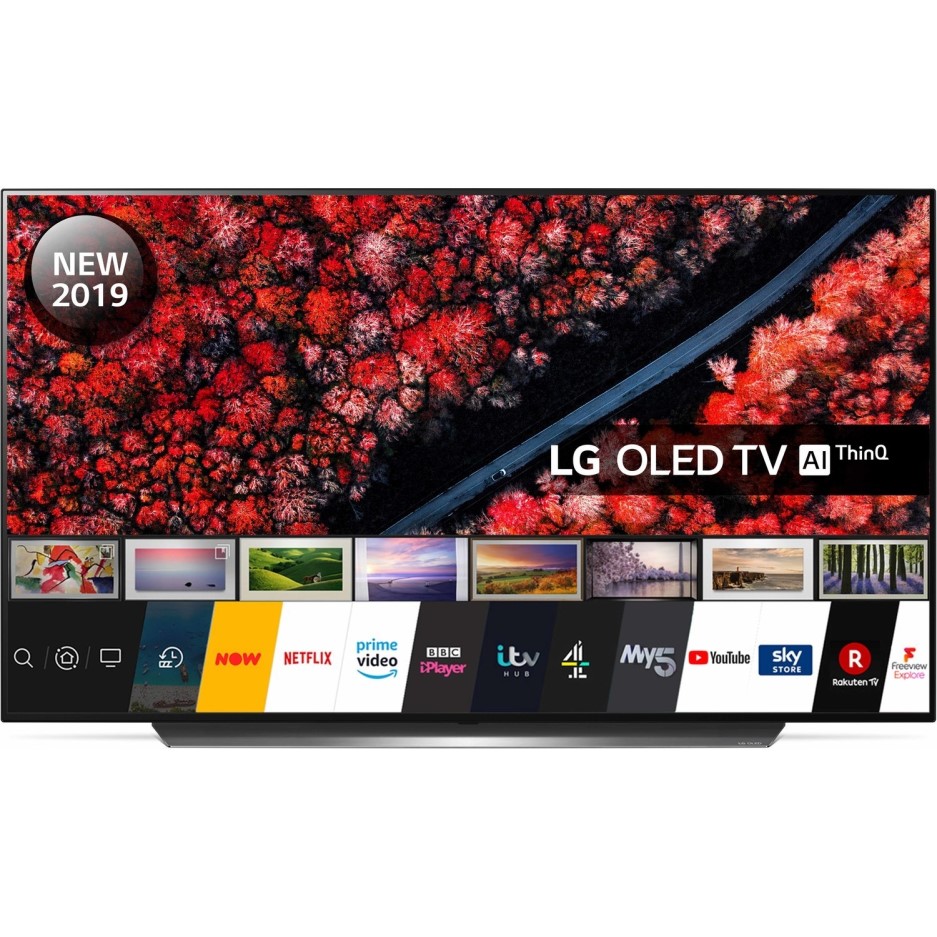 LG OLED65C9 65" 4K Ultra HD Smart HDR OLED TV with 2nd Gen a9 Processor ...