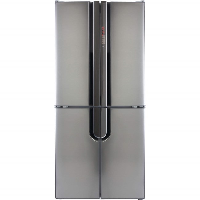 CDA PC88SS Freestanding Four Door Fridge Freezer Silver | Appliances Direct