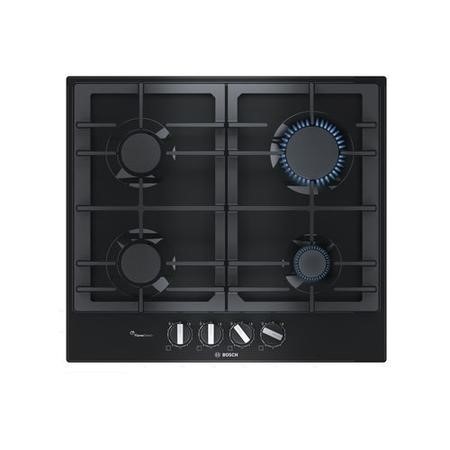 Bosch Series 6 60cm 4 Burner Gas Hob - Black PCP6A6B90 | Appliances Direct