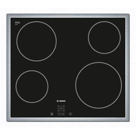 Bosch PKE645D17E 59cm Touch Control Four Zone Ceramic Hob - Black ...