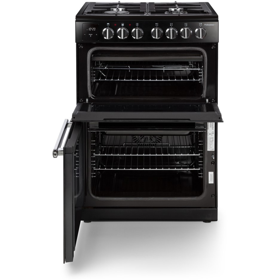 Rangemaster Professional Plus 60cm Dual Fuel Cooker - Black ...