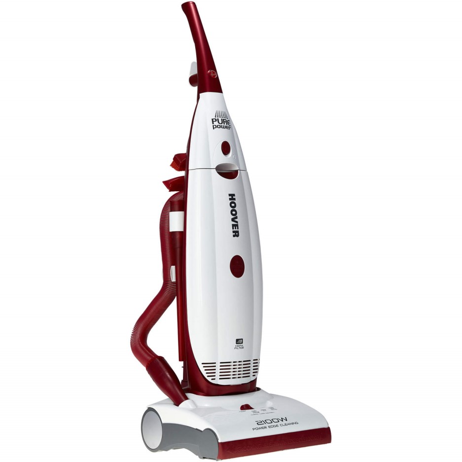 Hoover PU2115 PurePower 2100W Bagged Upright Vacuum Cleaner White And ...