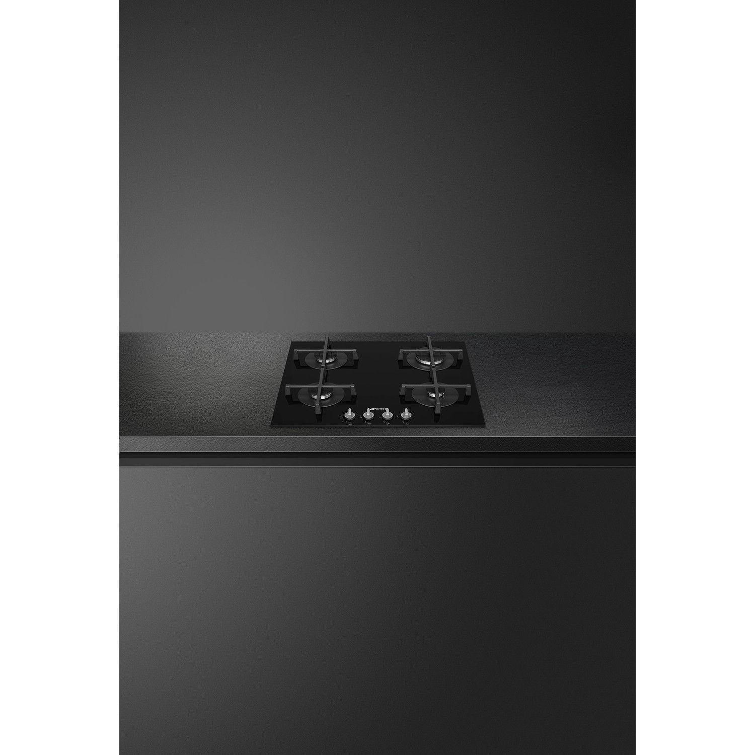 Refurbished Smeg Cucina PV264N 60cm 4 Burner Gas-on-Glass Hob Black A2 ...