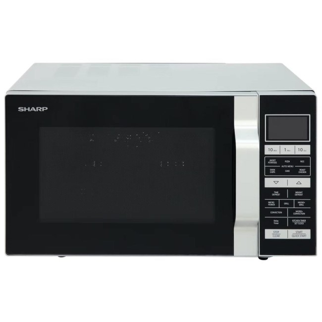 Sharp 25L 900W Digital Combination Flatbed Microwave Oven - Silver ...