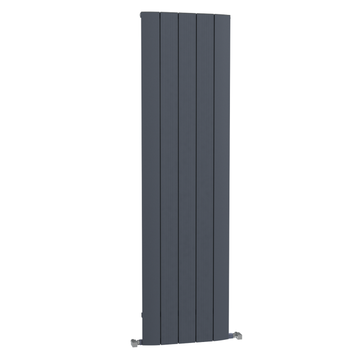 Vertical Anthracite Tall Flat Radiator - 1800 x 470mm RAD1206 ...