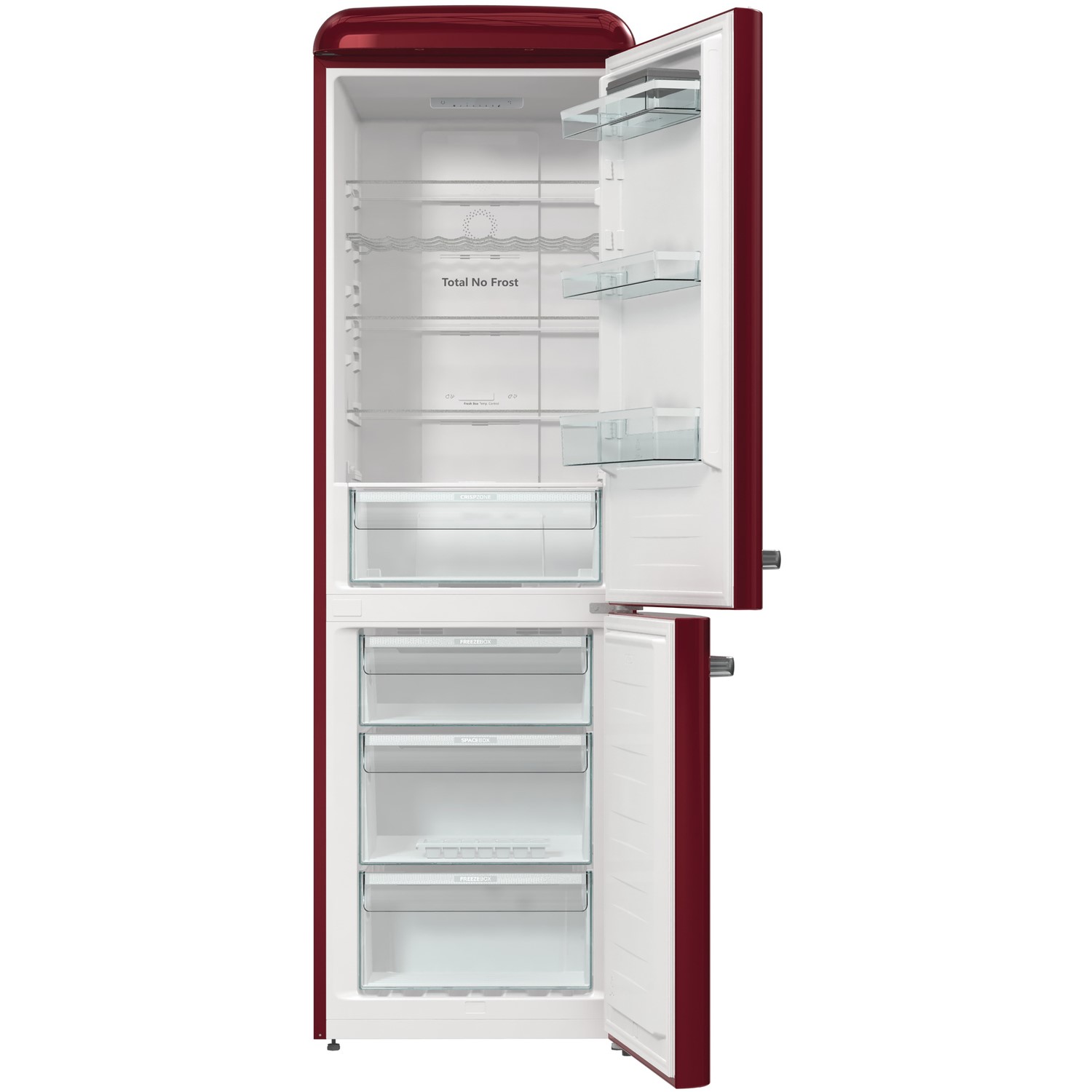 Hisense 300 Litre 60/40 Freestanding Fridge Freezer - Red RB390N4RRDUK ...