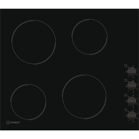 Indesit 58cm 4 Zone Ceramic Hob RI860C | Appliances Direct