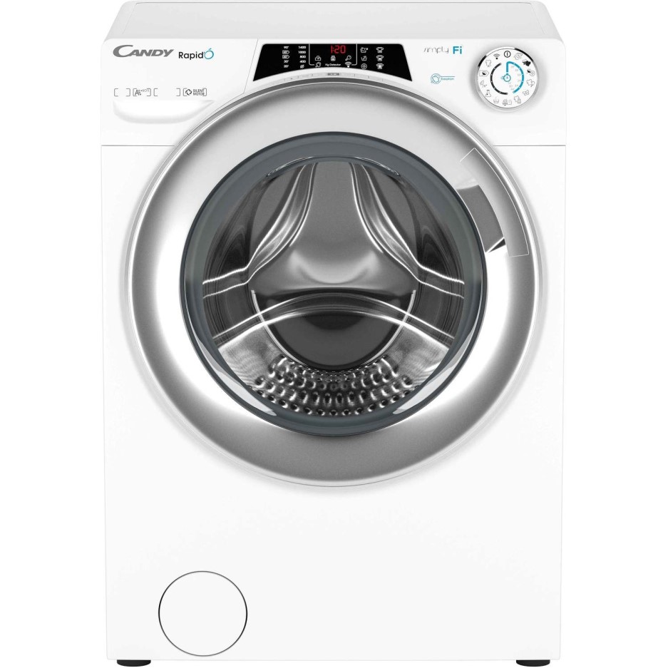 Candy RO1696DWHC7/1-80 Rapido 9kg Freestanding Washing Machine - White ...