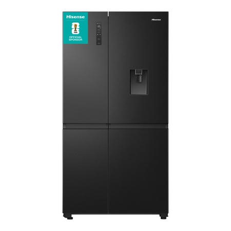 Hisense 649 Litre Side-by-Side American Fridge Freezer - Black ...