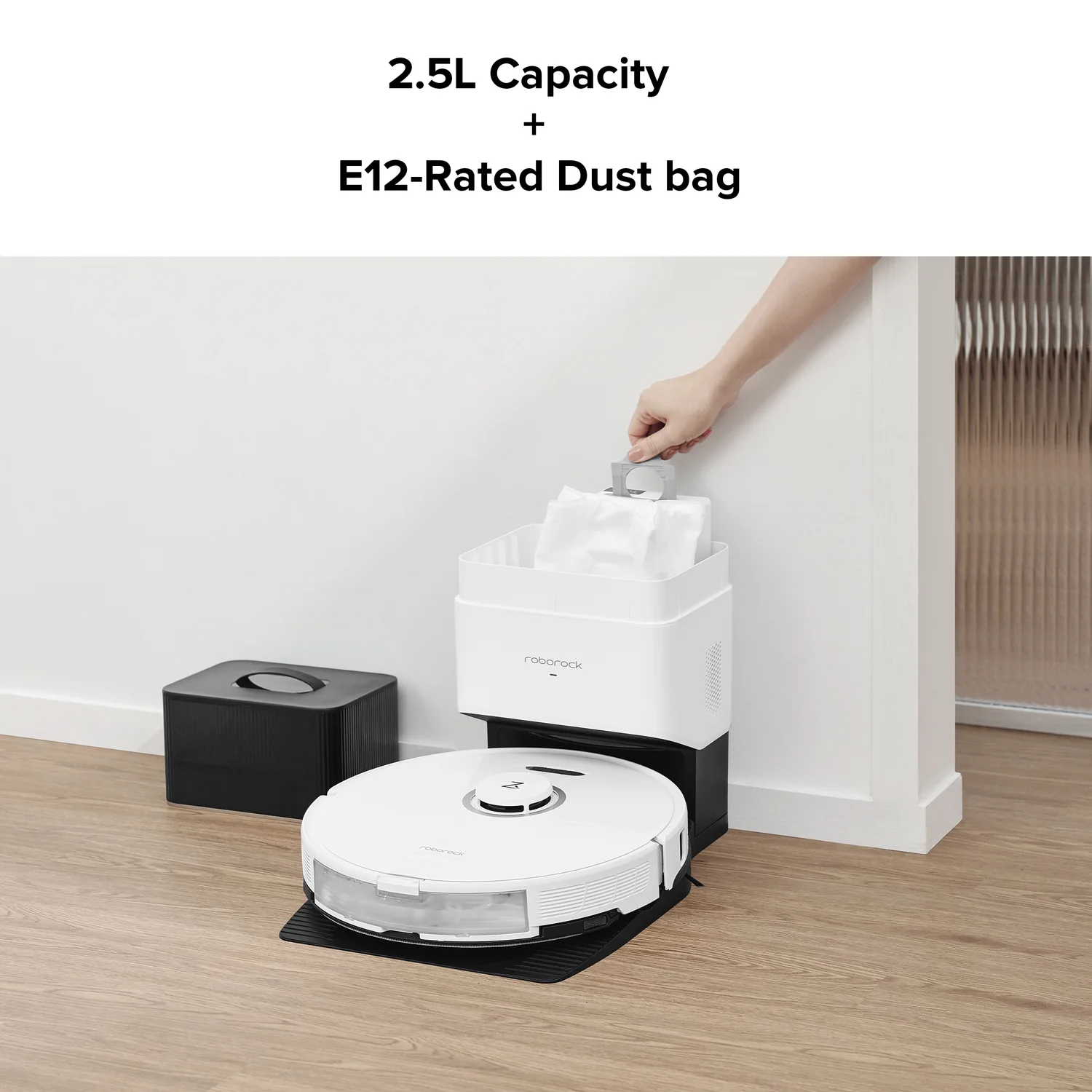 Roborock S8+ Robot Vacuum Cleaner with RockDock Plus DuoRoller Brush ...