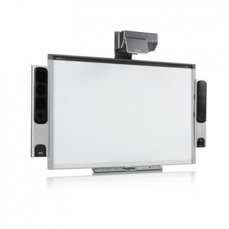 SMART Board 885 UX80 Projector and SBA-L Speakers 87 Inch with Notebook ...