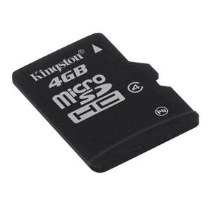 Kingston 4GB MicroSD HC Memory Card SDC4/4GB | Appliances Direct