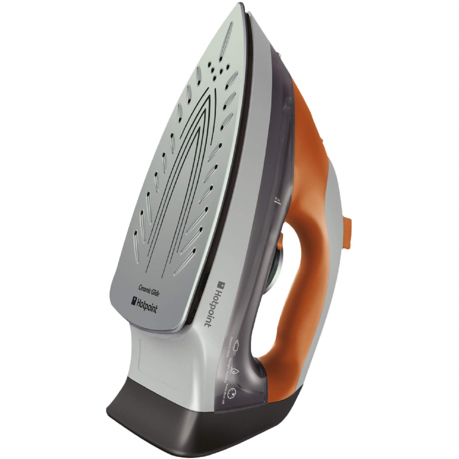 Hotpoint SIDC30BA0 Digital Steam Iron Orange And Grey | Appliances Direct