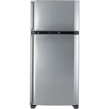 Sharp SJPT690RS 80cm Wide 1.77m Tall Frost Free Silver Top Mount ...