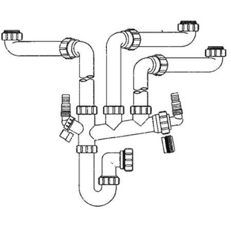 McAlpine SSK3 Waste Kit for 2.5 or 3 Bowl Sinks | Appliances Direct