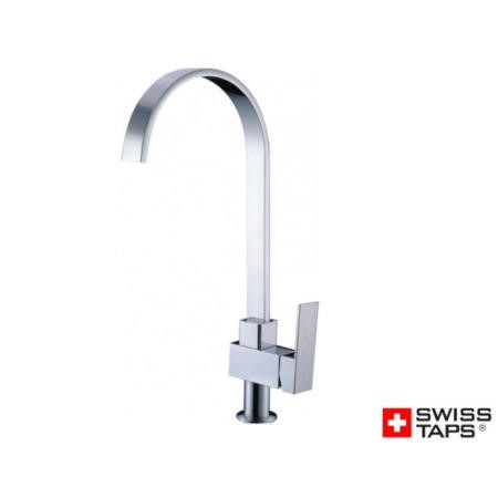 Swiss Taps STK573 Ranco Single Lever Mixer Tap - Chrome | Appliances Direct