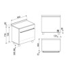 Smeg SUK91CMX9 Concert 90cm Electric Single Oven Range Cooker ...