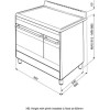 Smeg SUK92CMX9 Concert 90cm Electric Range Cooker - Stainless Steel ...