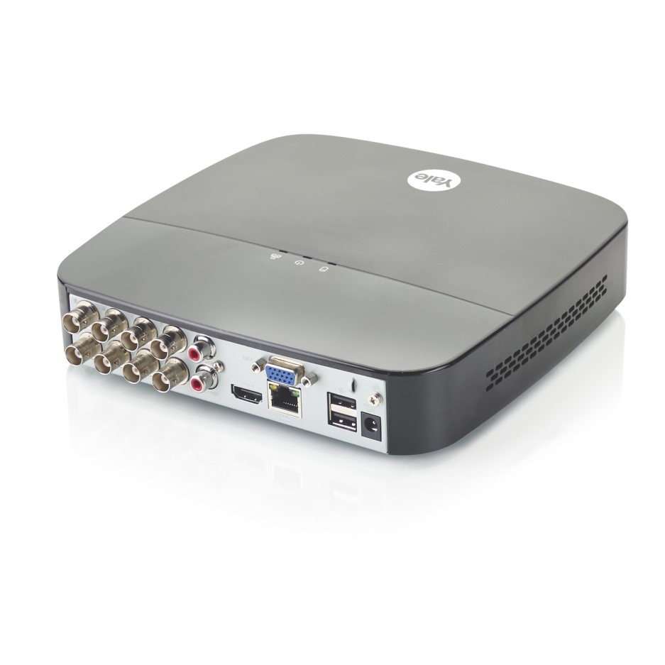 Yale CCTV System - 4 Channel 1080p DVR with 2 x 1080p Motion Detecting ...