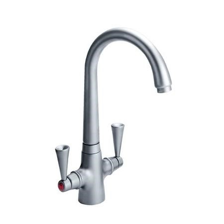 Carron Phoenix Opus Dual Lever Kitchen Mixer Tap - Brushed Nickel T-OP ...