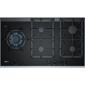 Neff T63S46S1 Series 2 71cm Glass Base Gas Hob in Black | Appliances Direct