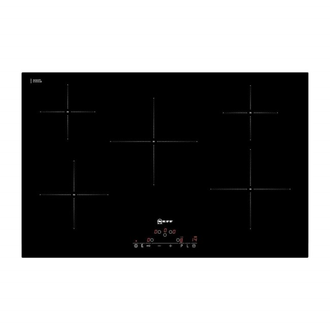 Neff T45D82X2 79cm Wide Touch Control Five Zone Induction Hob - Black ...