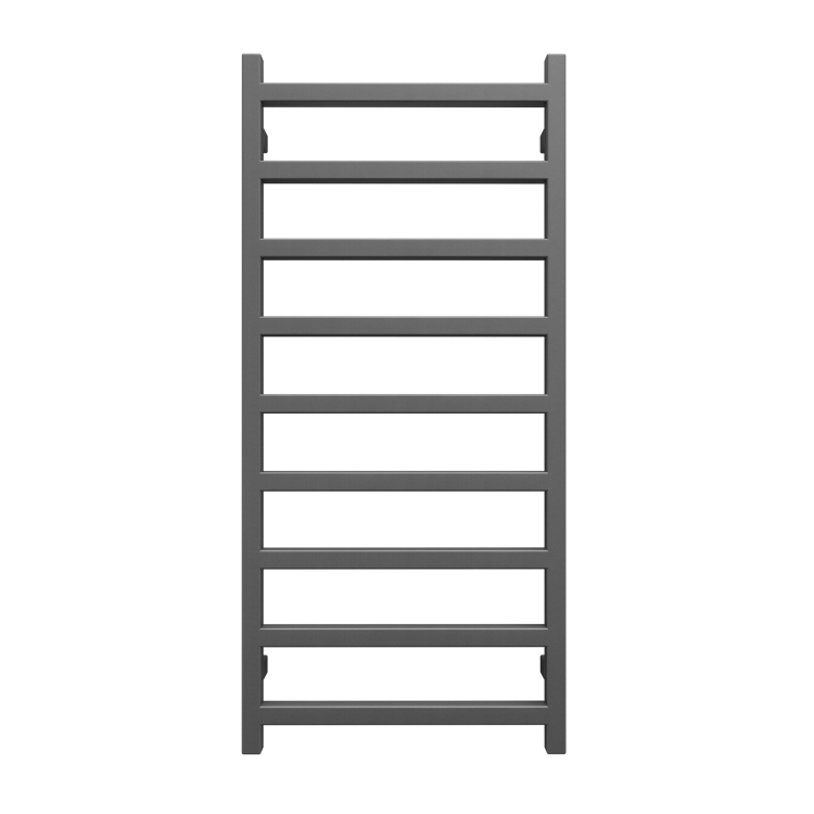 Graphite Vertical Bathroom Towel Radiator with Square Rails 1080 x ...