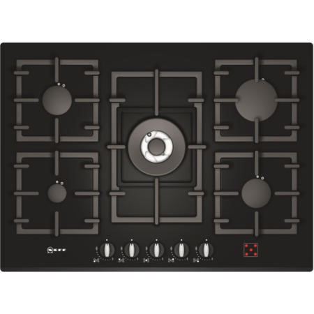 Neff T63R46S1 Series 3 70cm Gas-on-glass Hob with Facetted Front in ...