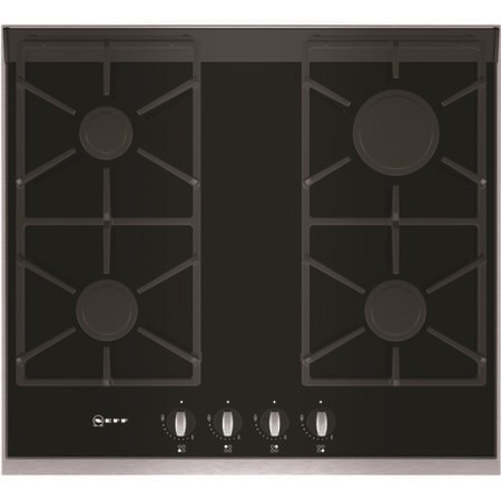 Neff T66S66N0 Series 4 60cm Gas-on-glass Hob with FSD | Appliances Direct