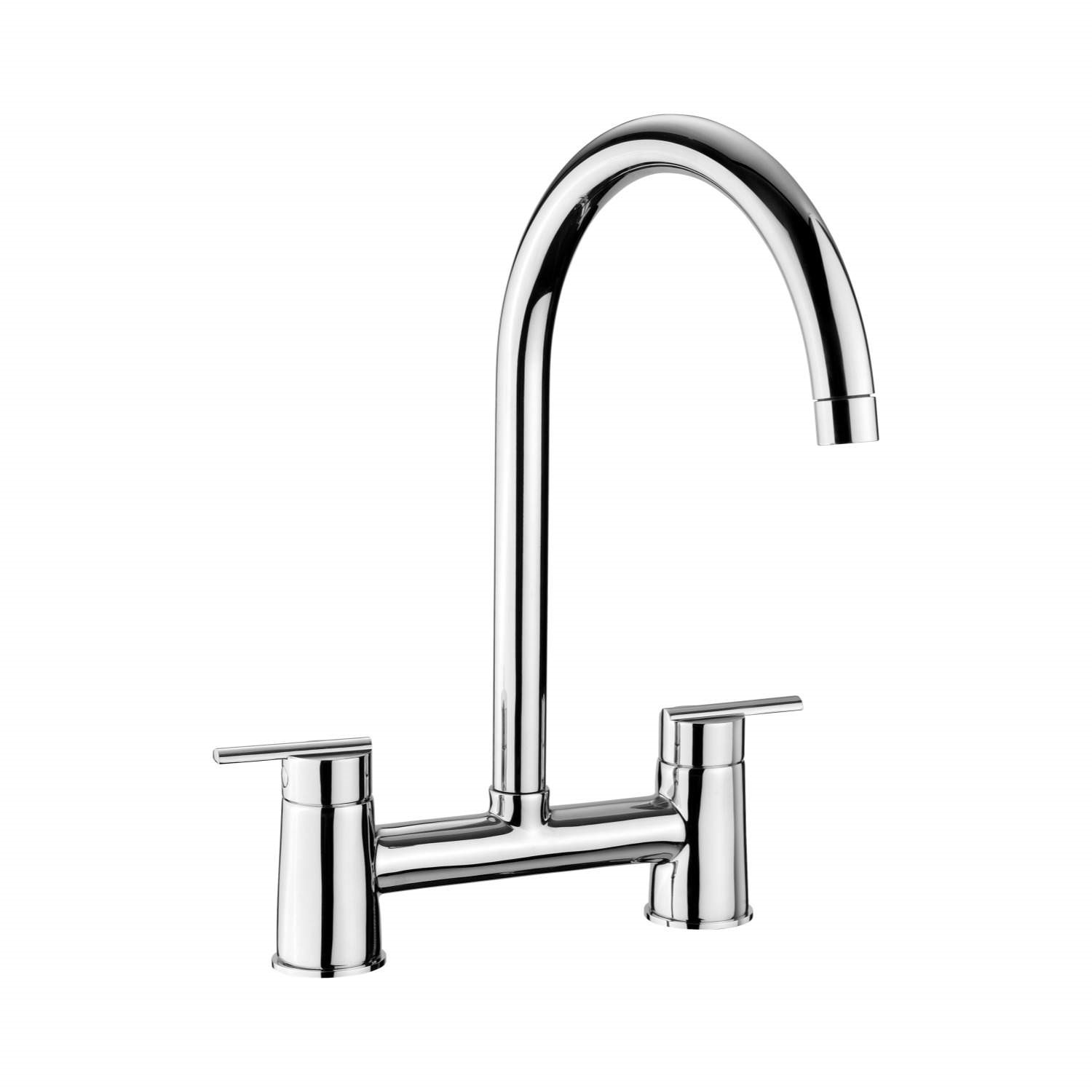 Rangemaster Modern Belfast Chrome Deck/bridge Tap TBL2CM | Appliances ...